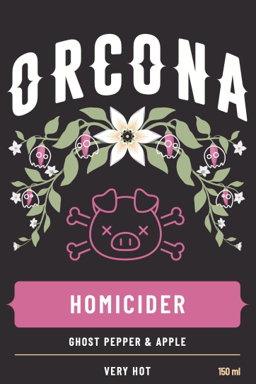 Homicider | Ghost Pepper & Apple Sauce | Orcona Chillis and Peppers